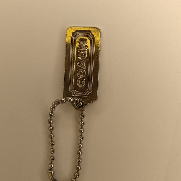 Coach | Bags | Coach Silvertone Metal Hang Tag Fob Replacement | Poshmark
